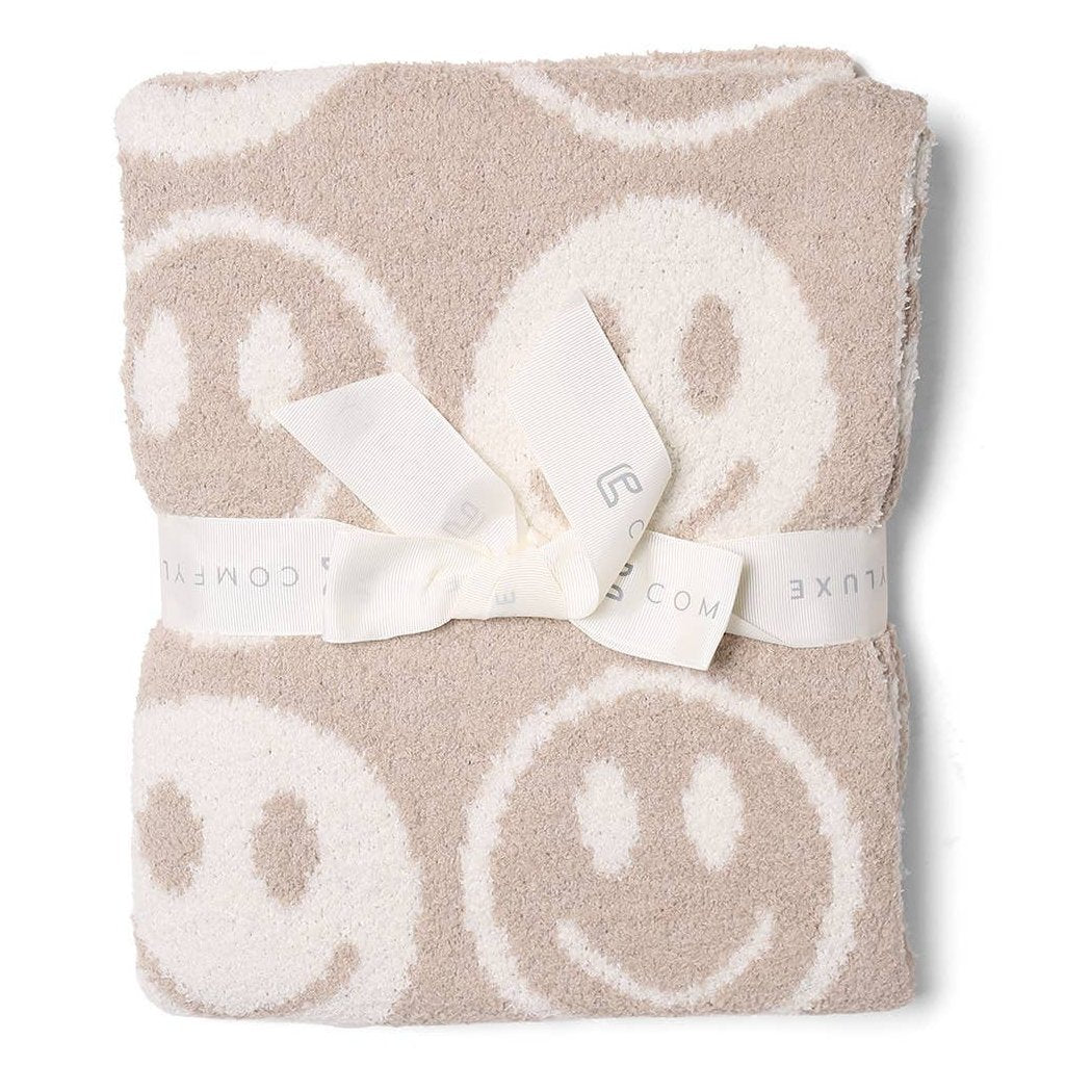 Smiley Face Throw Blanket - 29"x35" - 2 Colors! – Rose + Ev Children's ...